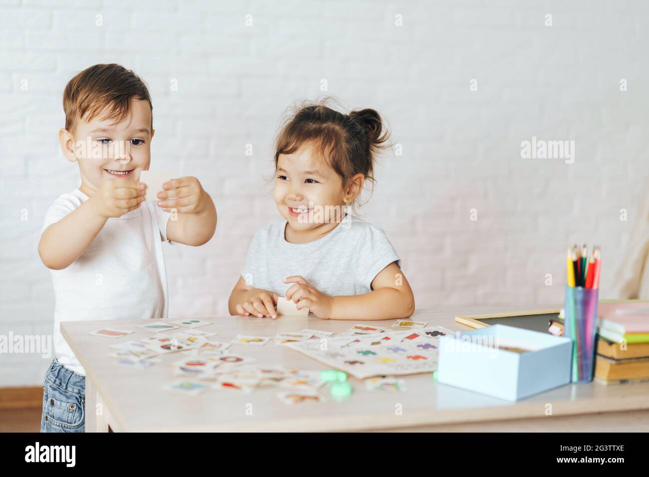 Child exam school speaking hi-res stock photography and images - Alamy