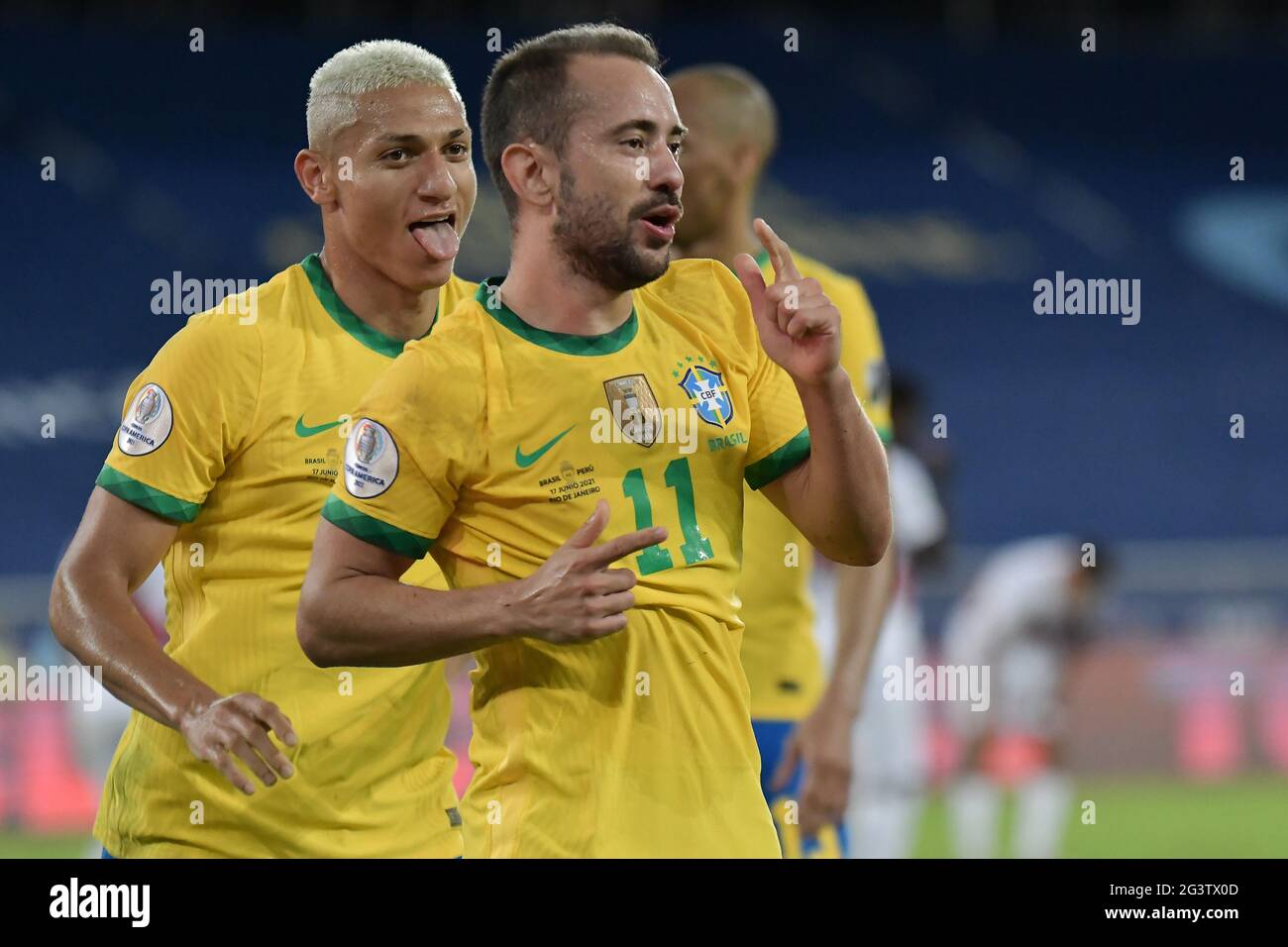 Rio de Janeiro, Brazil. June 17th 2021; Copa America, Brazil versus ...