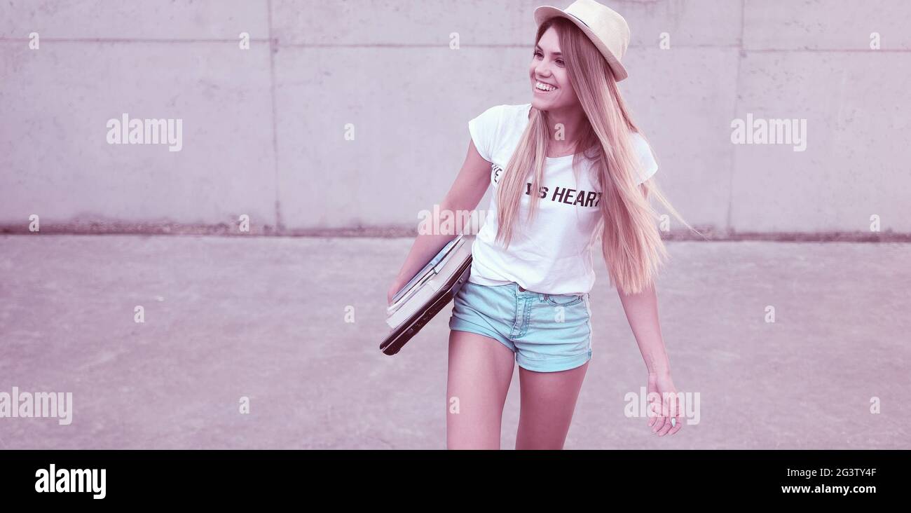 Trendy student hi-res stock photography and images - Alamy