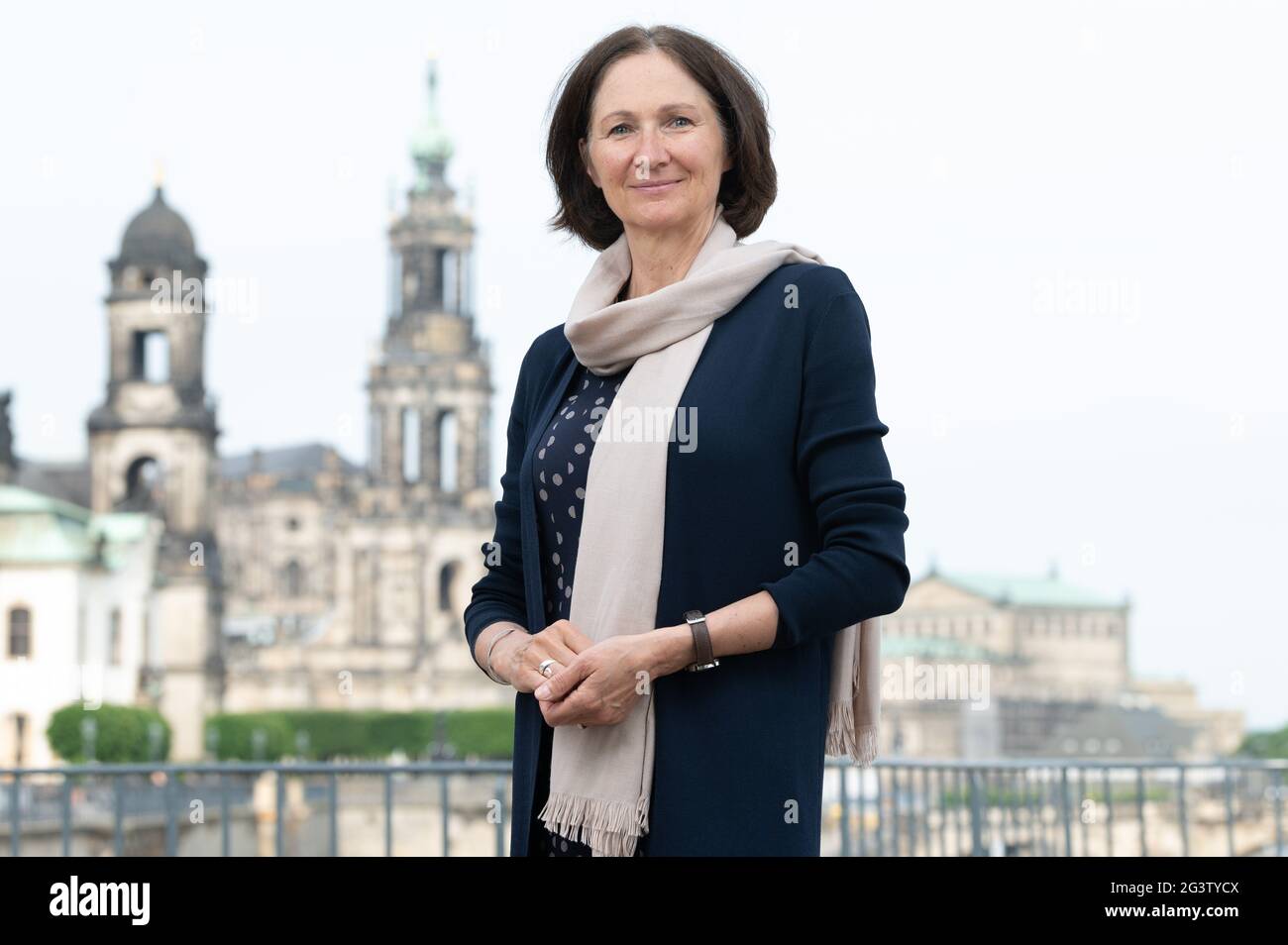 Dresden, Germany. 14th June, 2021. Karin Enke, former German speed ...