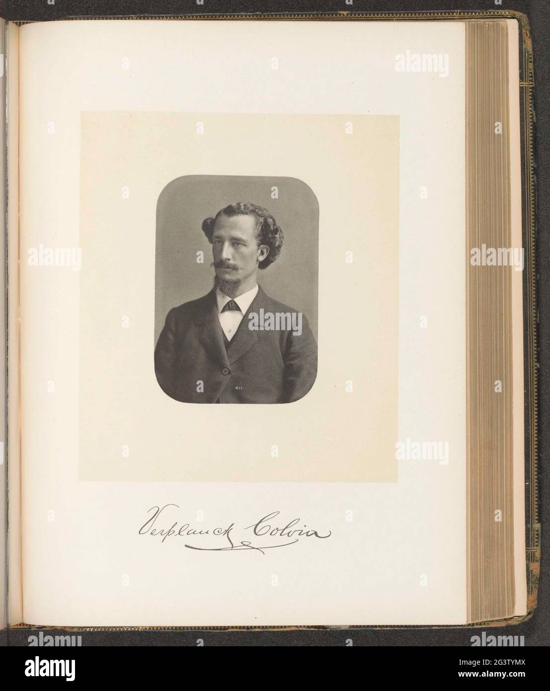 Portrait of Triple Colvin Stock Photo - Alamy