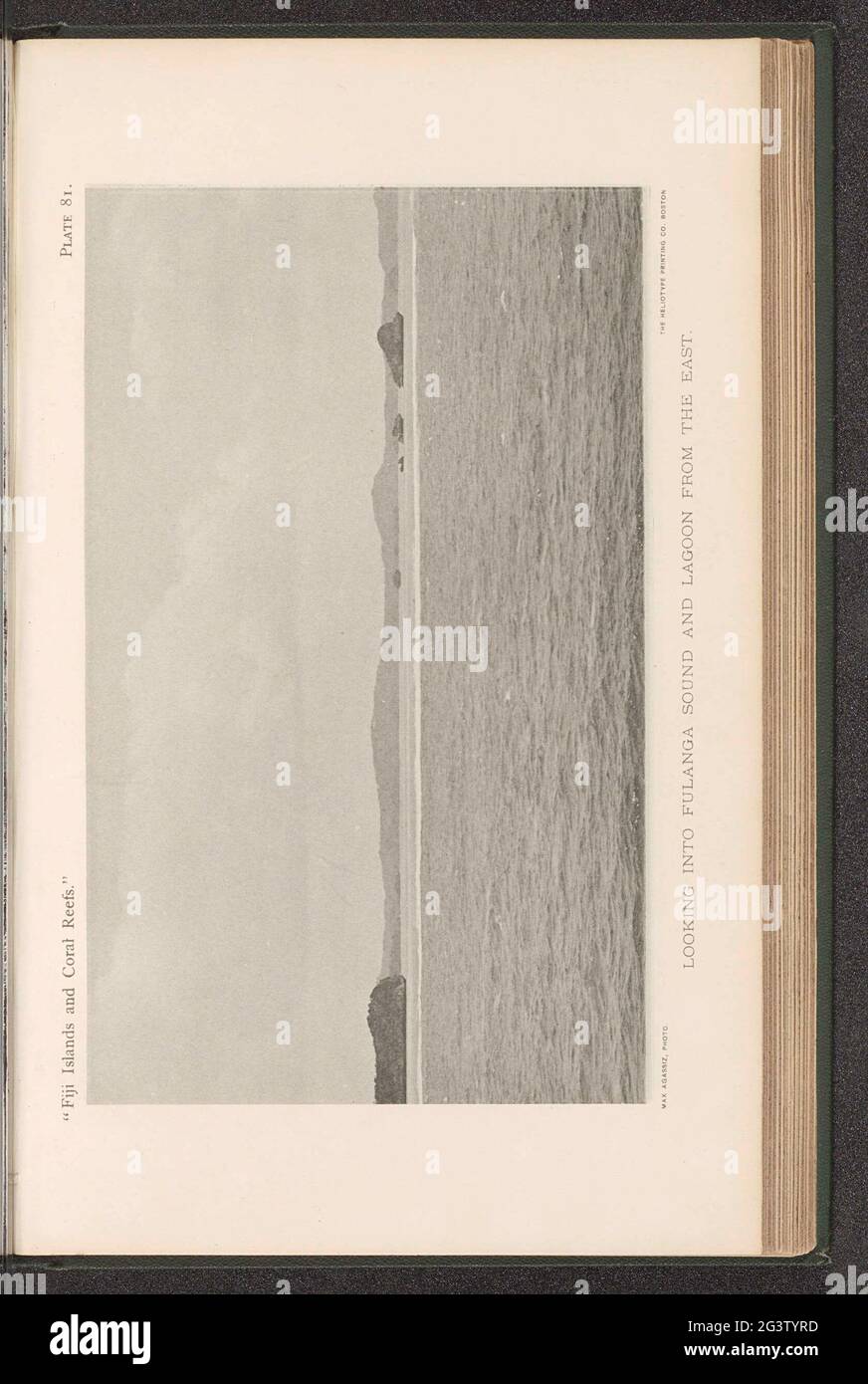 View of the lagoon at Fulaga; Looking Into Fulanga Sound and Lagoon ...