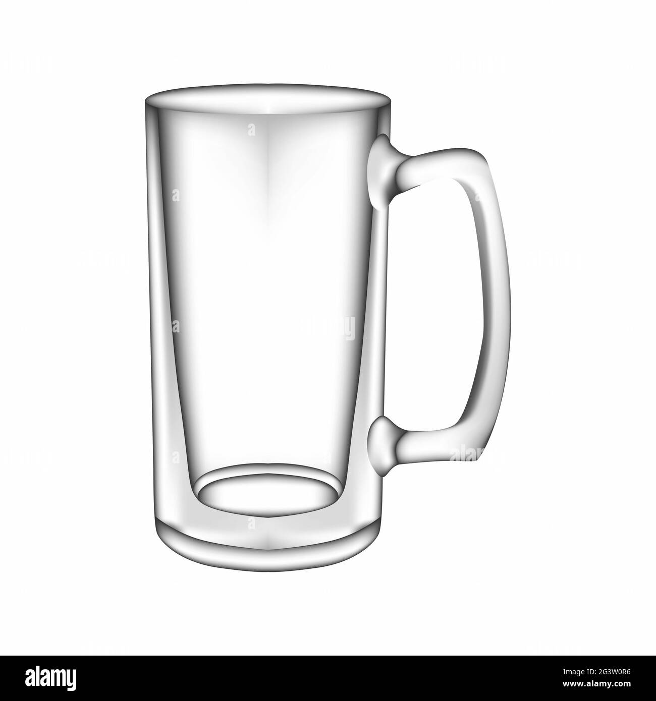 Illustration of a shiny cup on a white background Stock Photo - Alamy