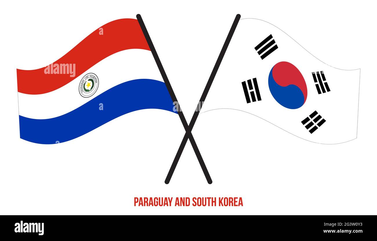 South korea vs paraguay Stock Vector Images - Alamy