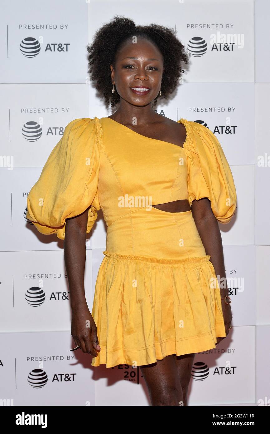 New York, USA. 17th June, 2021. Zainab Jah attends the “False Positive ...