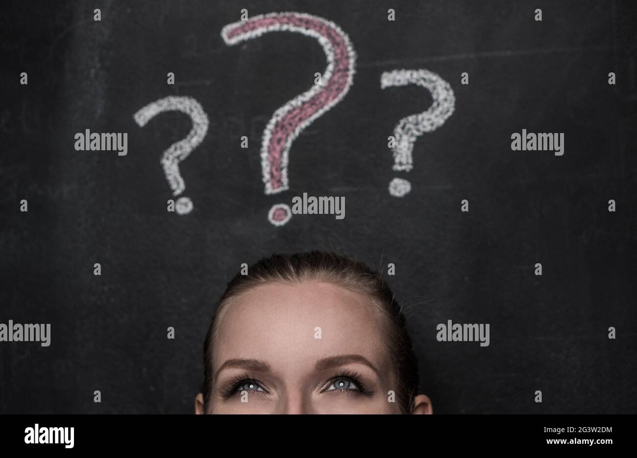 Confused question marks hi-res stock photography and images - Alamy