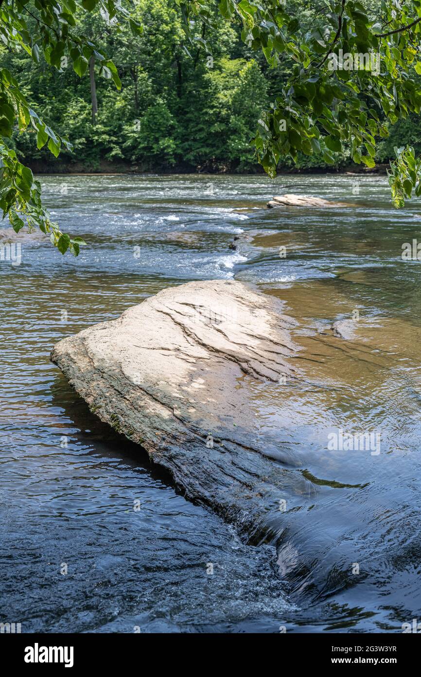 Chattahoochee River from the Chattahoochee River National Recreation Area's Island Ford Park in ...