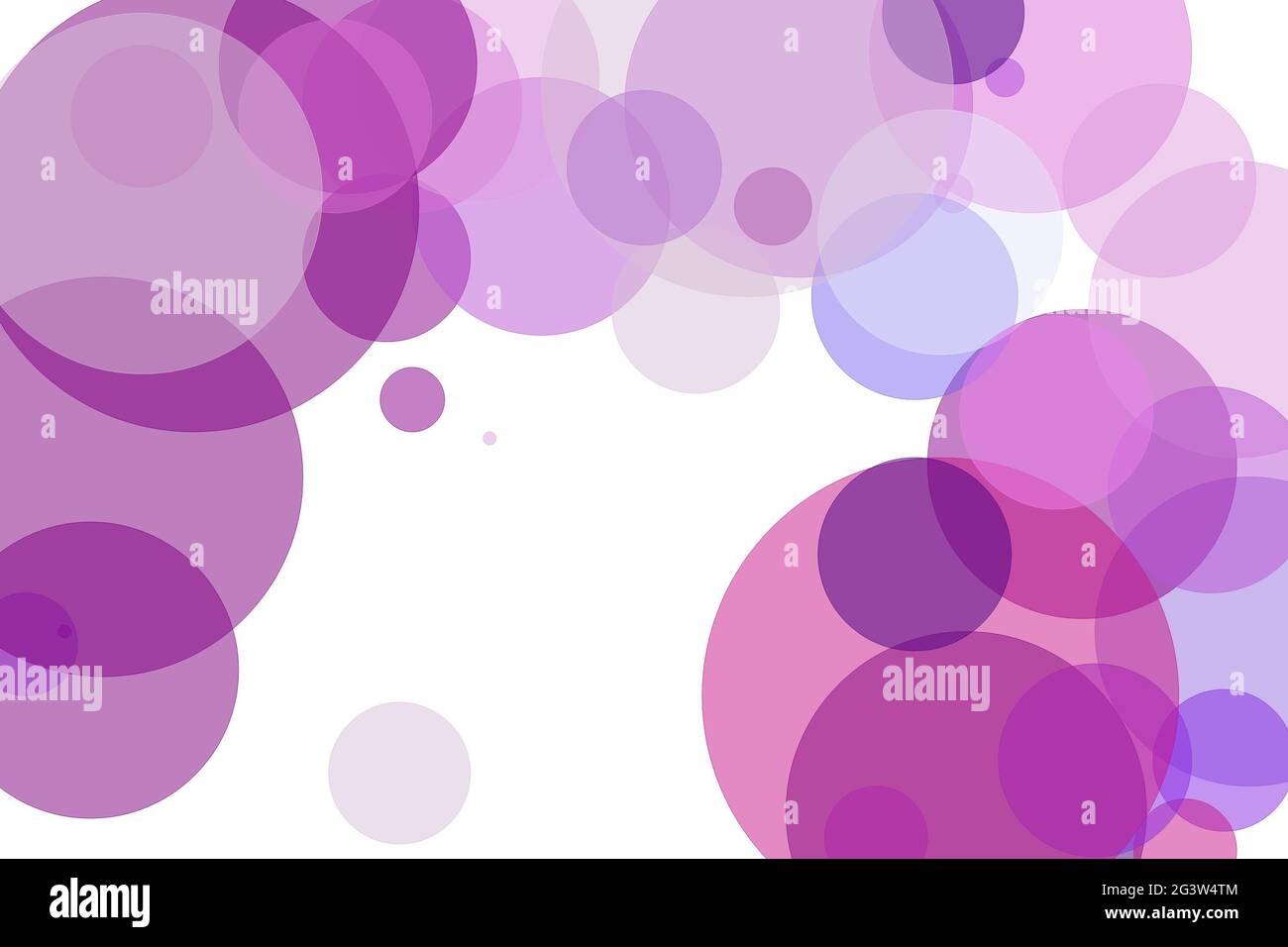 Abstract violet circles illustration background Stock Photo - Alamy