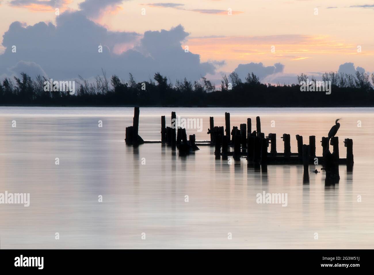 Remnants Of A Dock High Resolution Stock Photography and Images - Alamy