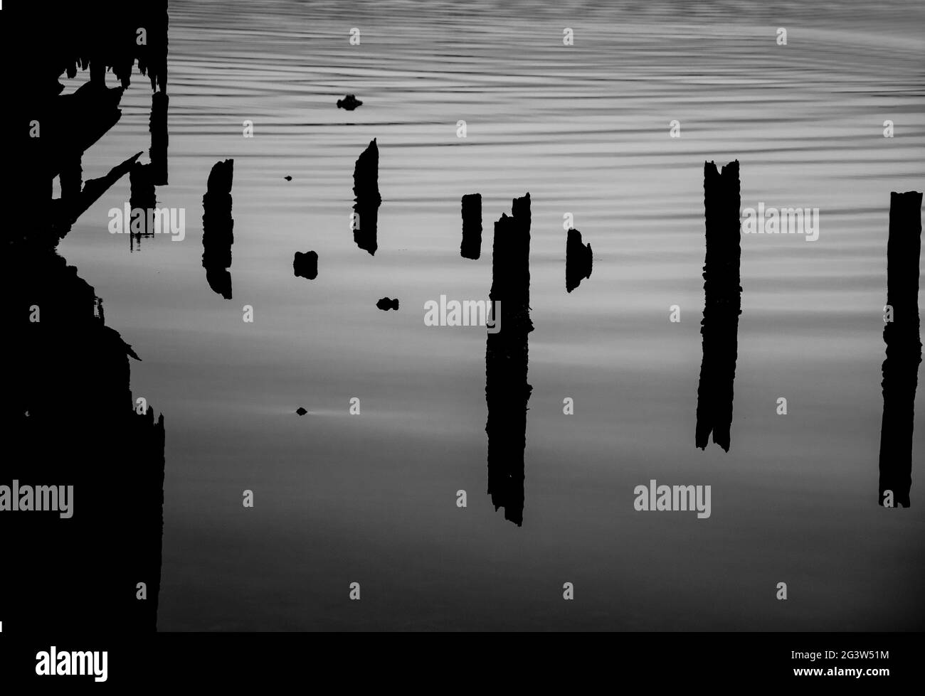 Remnants of a dock hi-res stock photography and images - Alamy