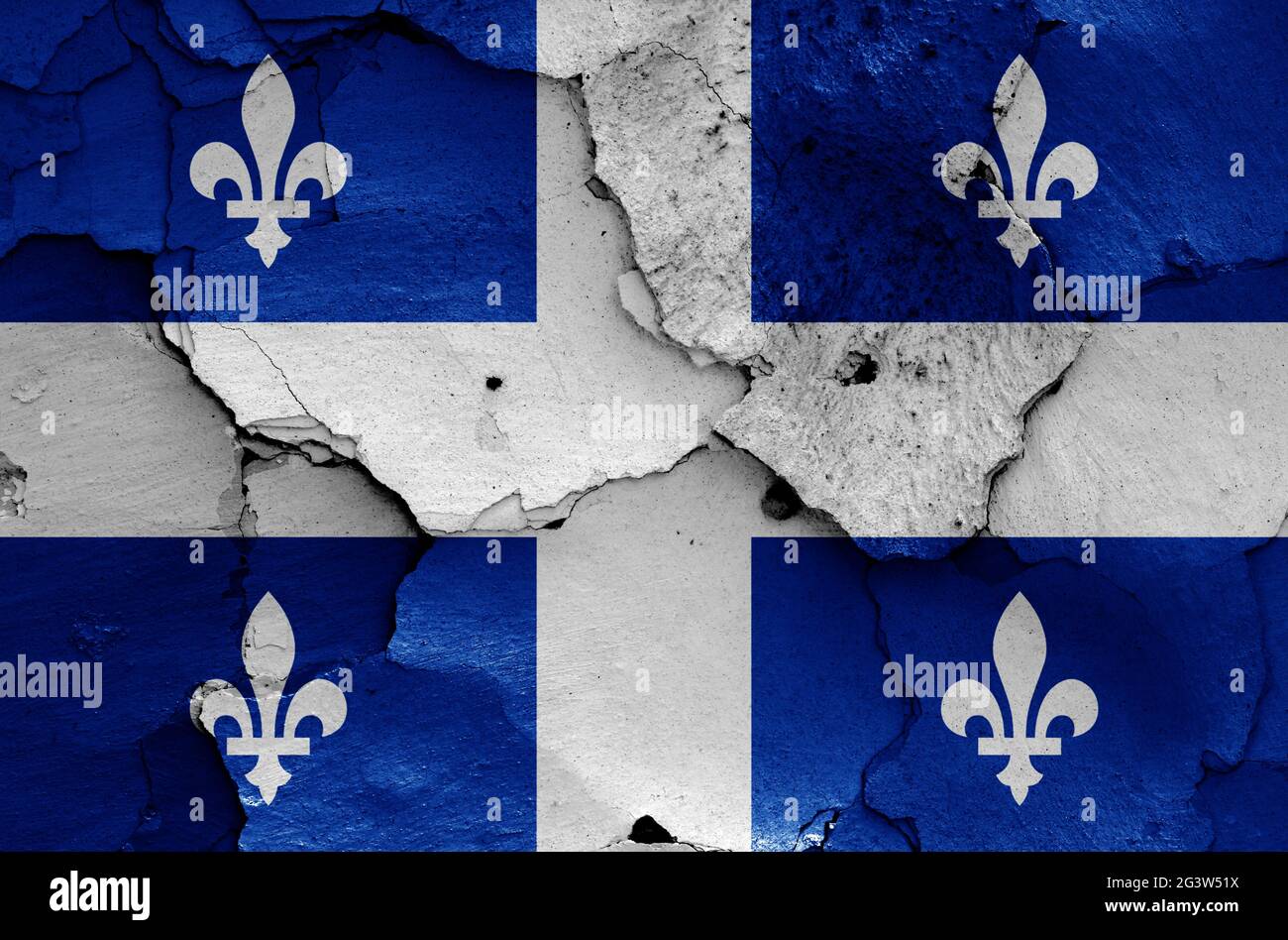 Quebec Flag Wallpaper