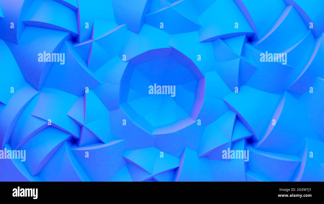 Scientific or technology abstractions with grid surface and surreal ...