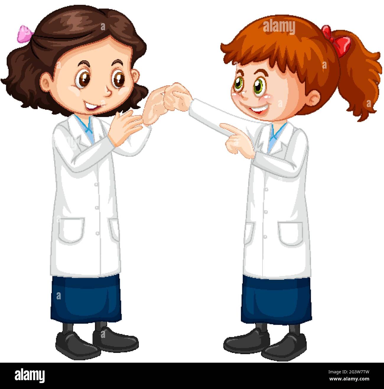 School girls doctor Stock Vector Images - Alamy