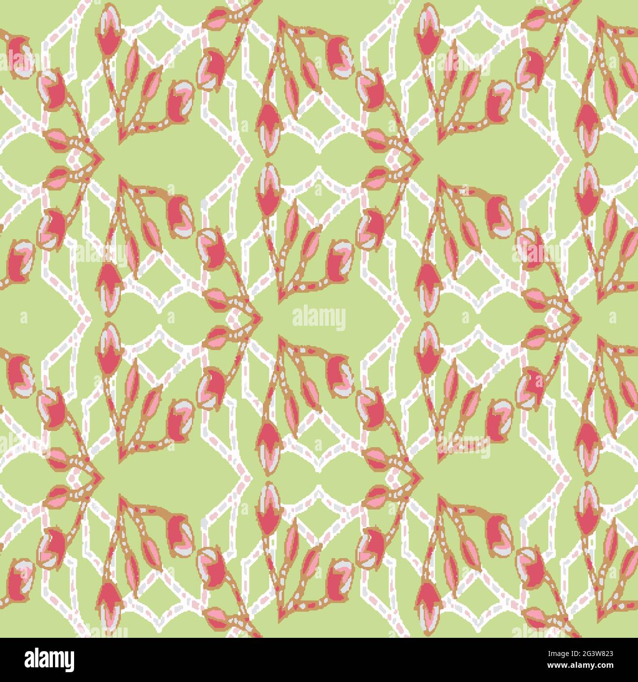 Flower trellis Stock Vector Images - Alamy