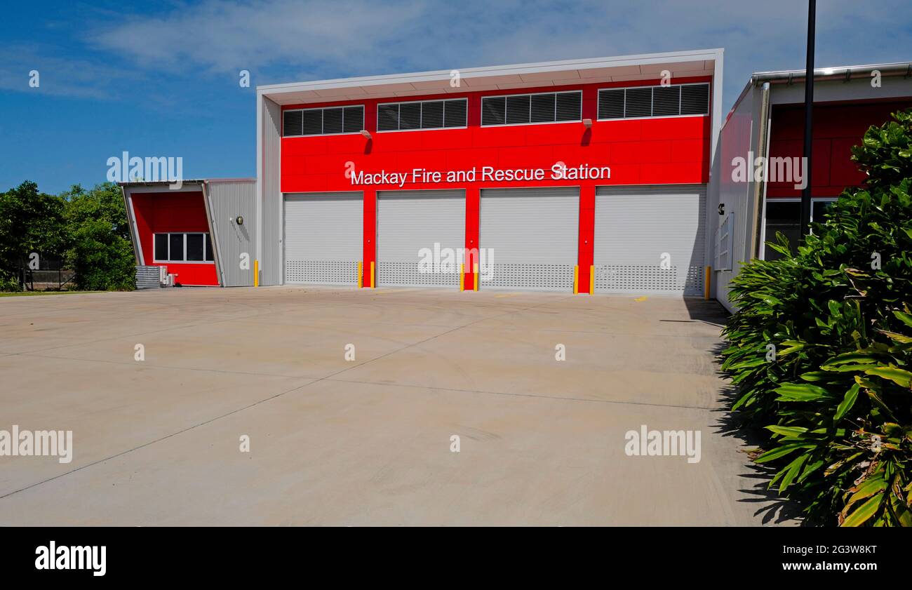 Queensland Fire and Emergency Services Mackay Fire and Rescue station ...