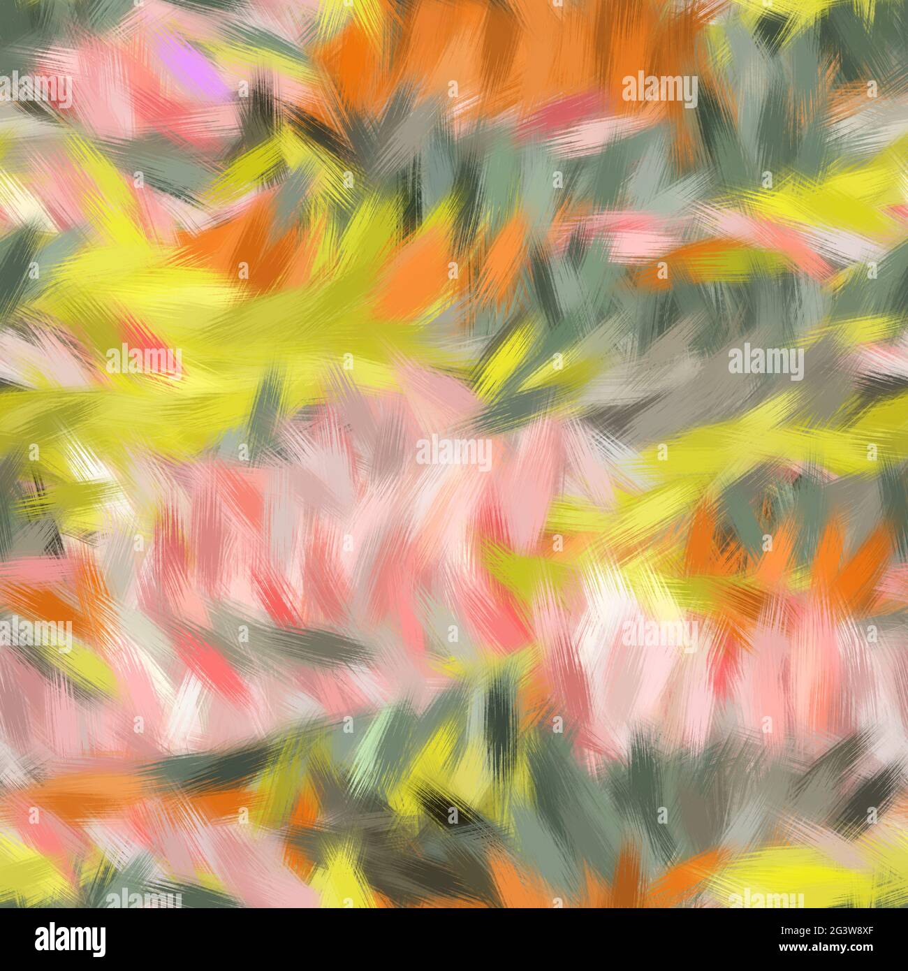 Seamless faux digital paint stroke pattern print Stock Photo - Alamy