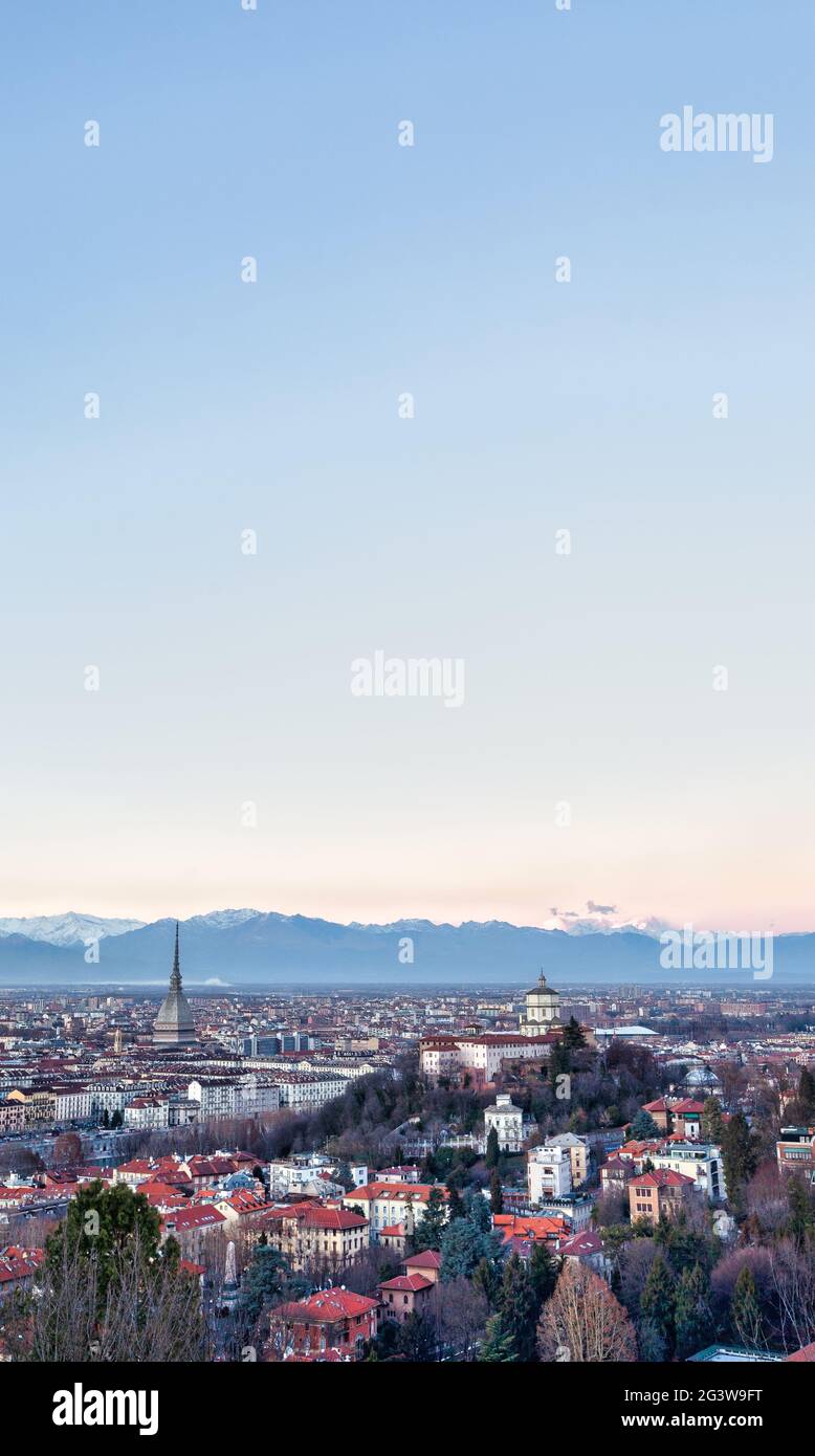 Skyline panoramic view torino italy hi-res stock photography and images ...