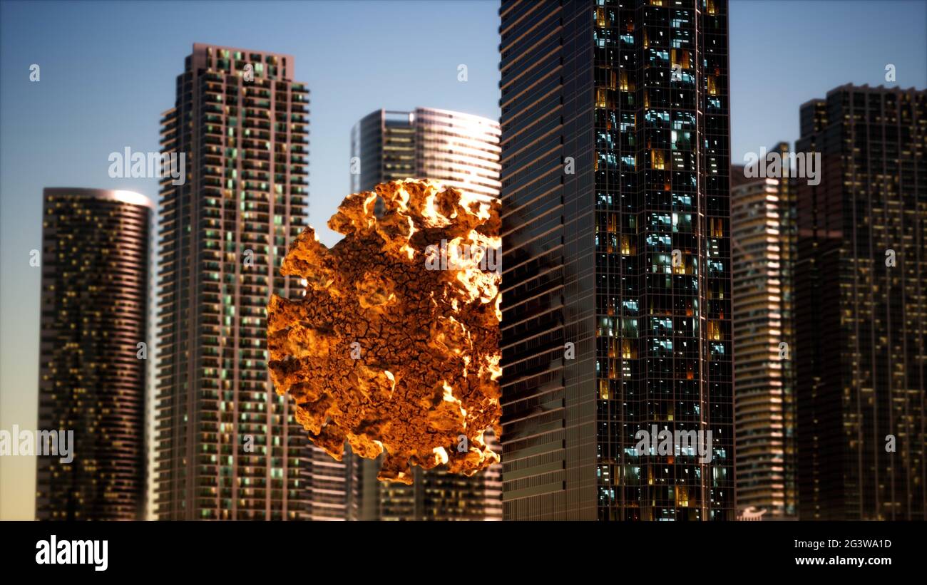 Empty city caused quarantine result hi-res stock photography and images ...