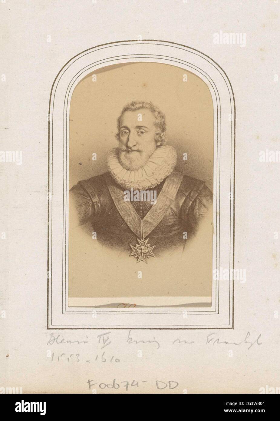 Henri iv historical royal representation print france hi-res stock ...