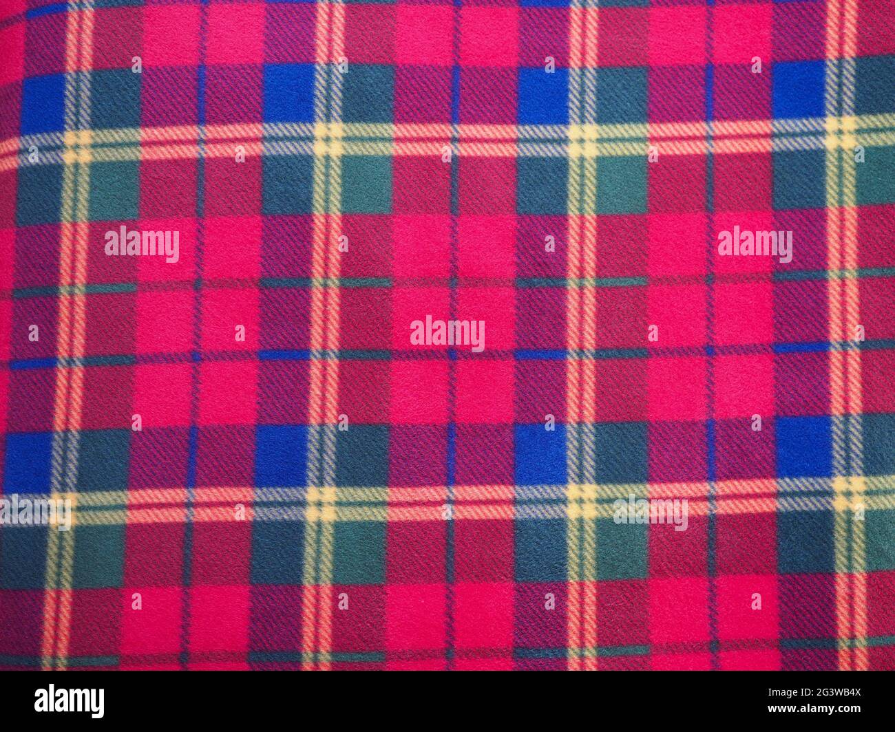 Red green blue and yellow tartan texture background Stock Photo - Alamy
