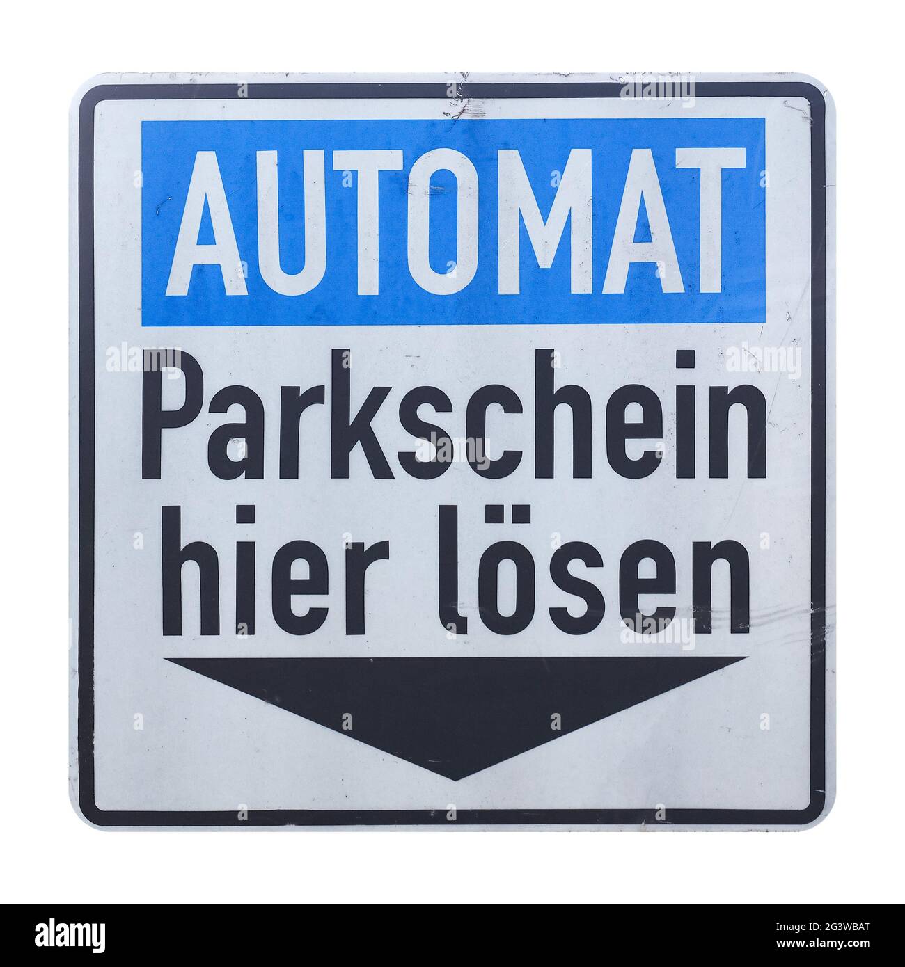 German traffic signs Cut Out Stock Images & Pictures - Alamy