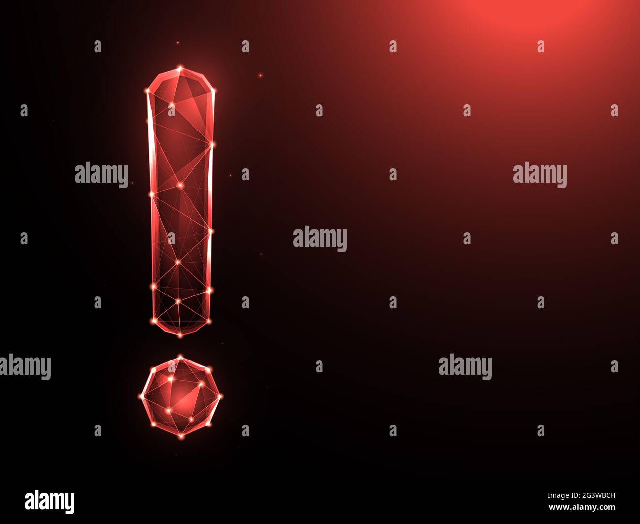 Red triangle exclamation mark hi-res stock photography and images - Alamy