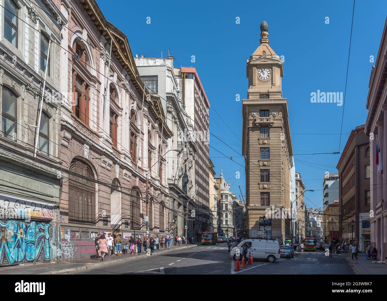 Valparaiso chile aerial hi-res stock photography and images - Alamy
