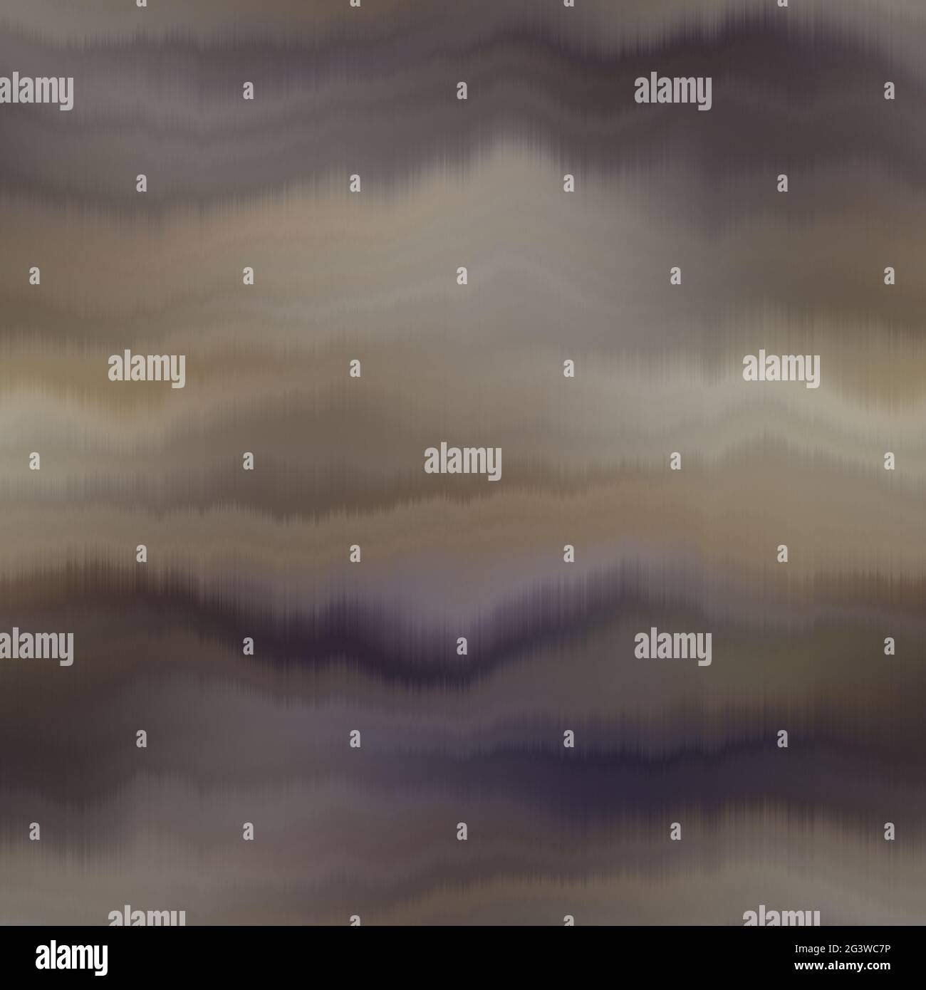 Seamless striped brown gradient pattern swatch. Soft blurry dyed wave ...