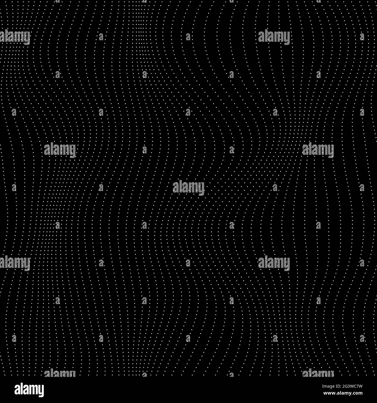 Seamless wavy array of dots pattern for print or digital use Stock ...