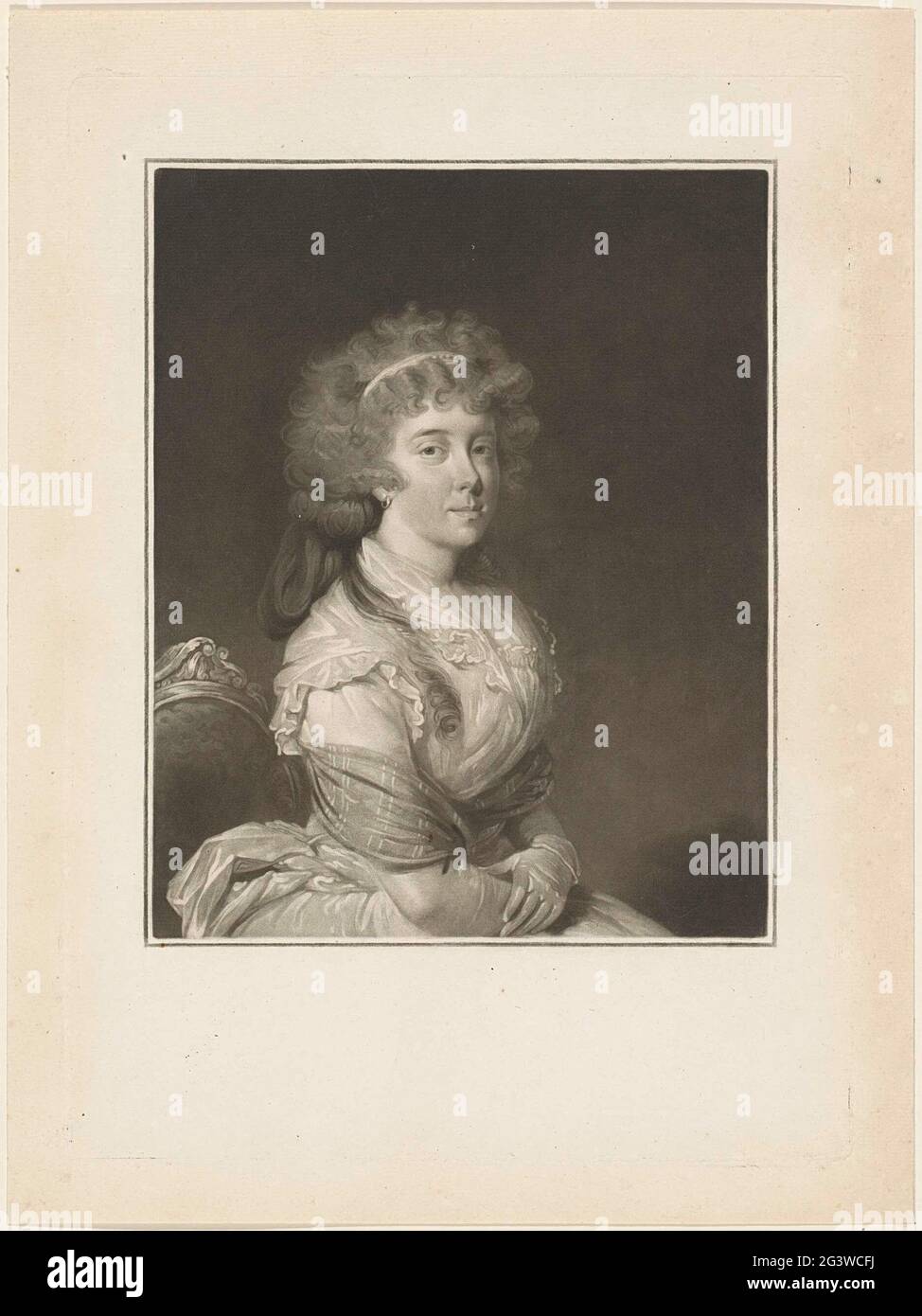 Portrait of Louise, Princess of Orange-Nassau. Portrait of louise in a ...