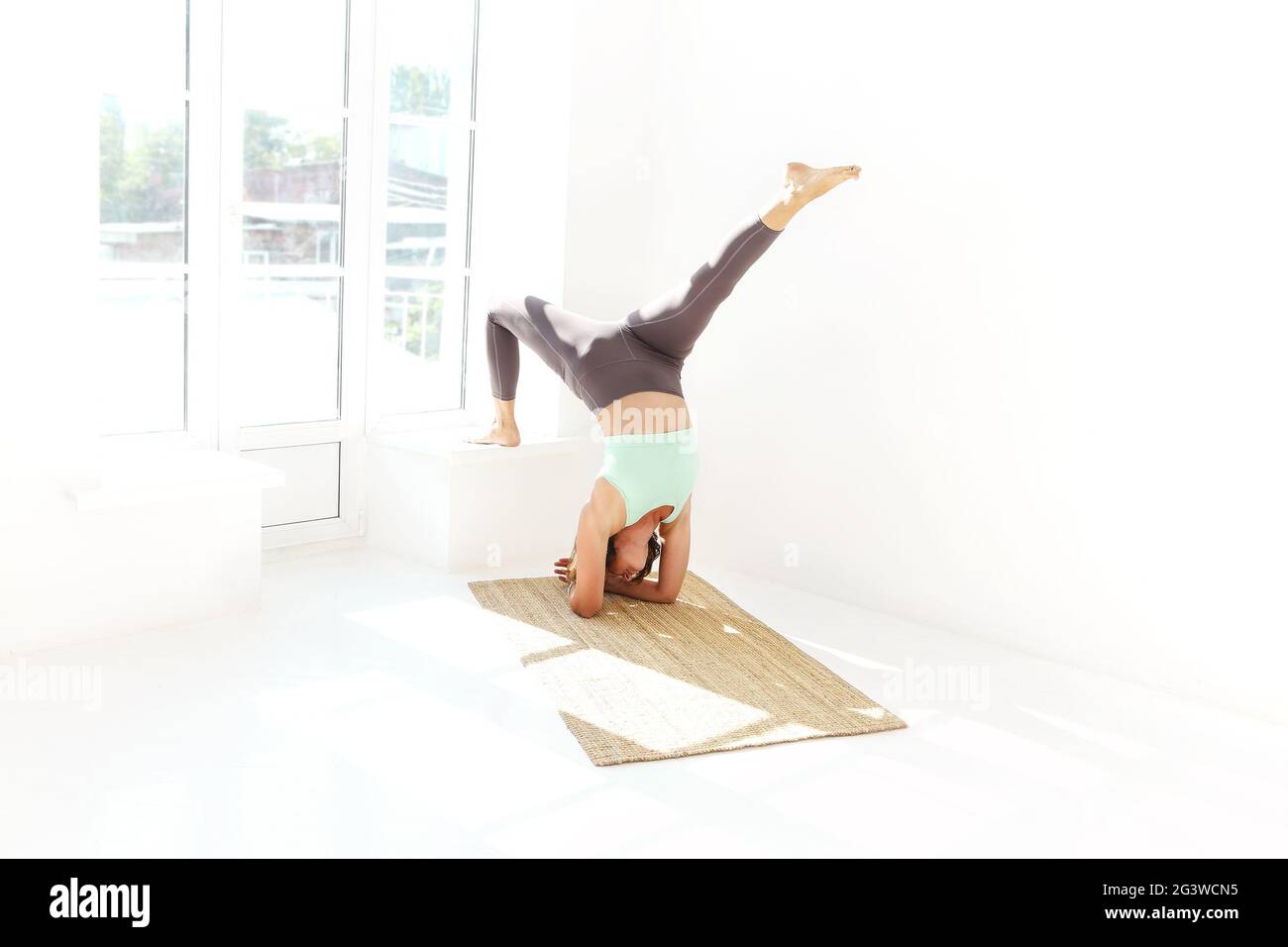 Balance exercise home Cut Out Stock Images & Pictures - Alamy