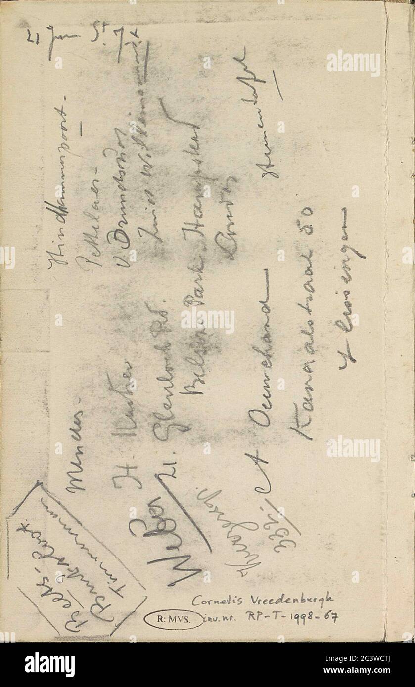 Notes. Front bract from a sketchbook with 50 sheets Stock Photo - Alamy