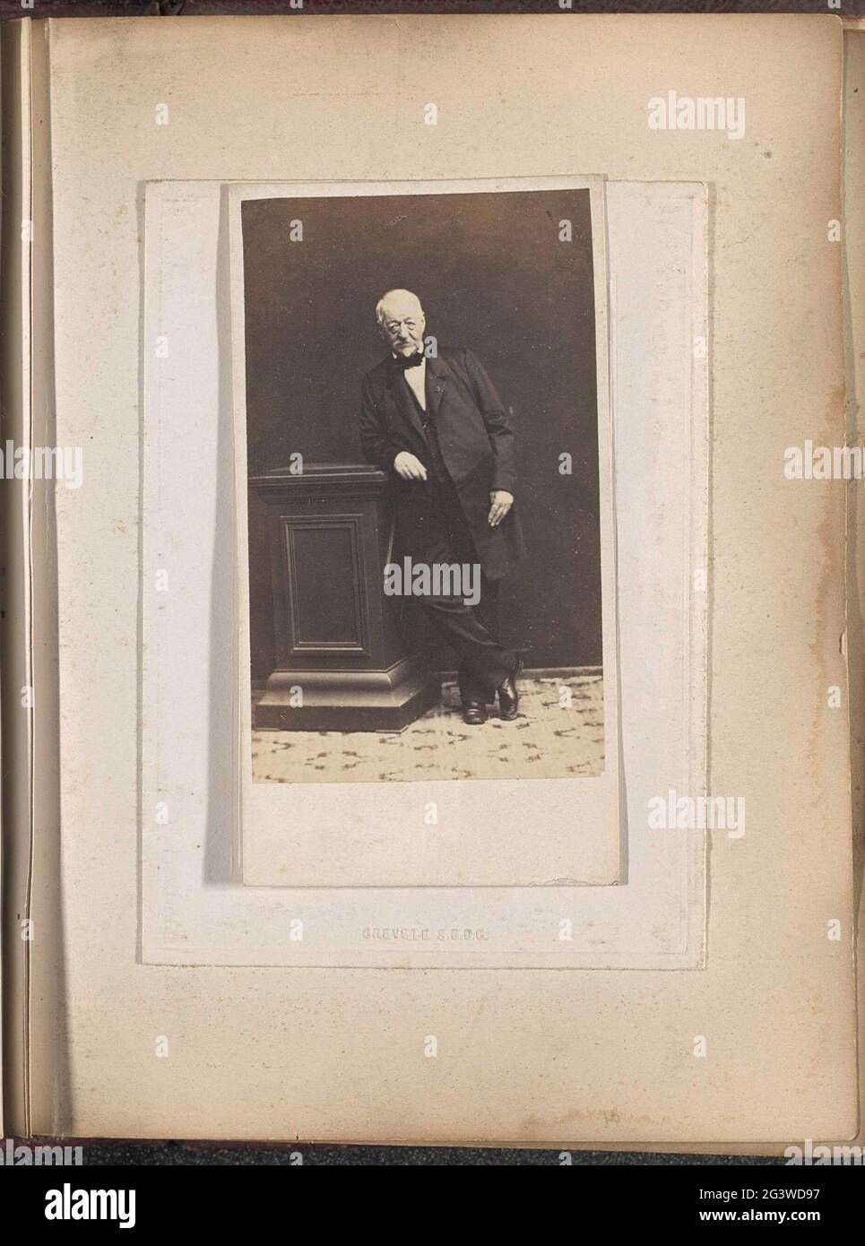 Portrait of a man with a sikje in a long jacket. Part of photo album ...