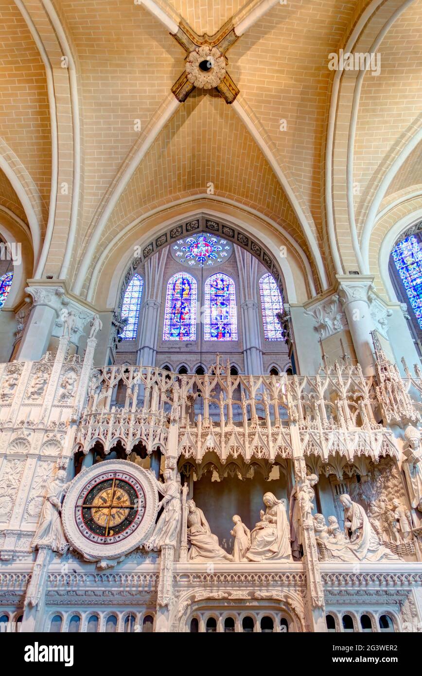 Chartres Cathedral Altar Chartres France High Resolution Stock ...