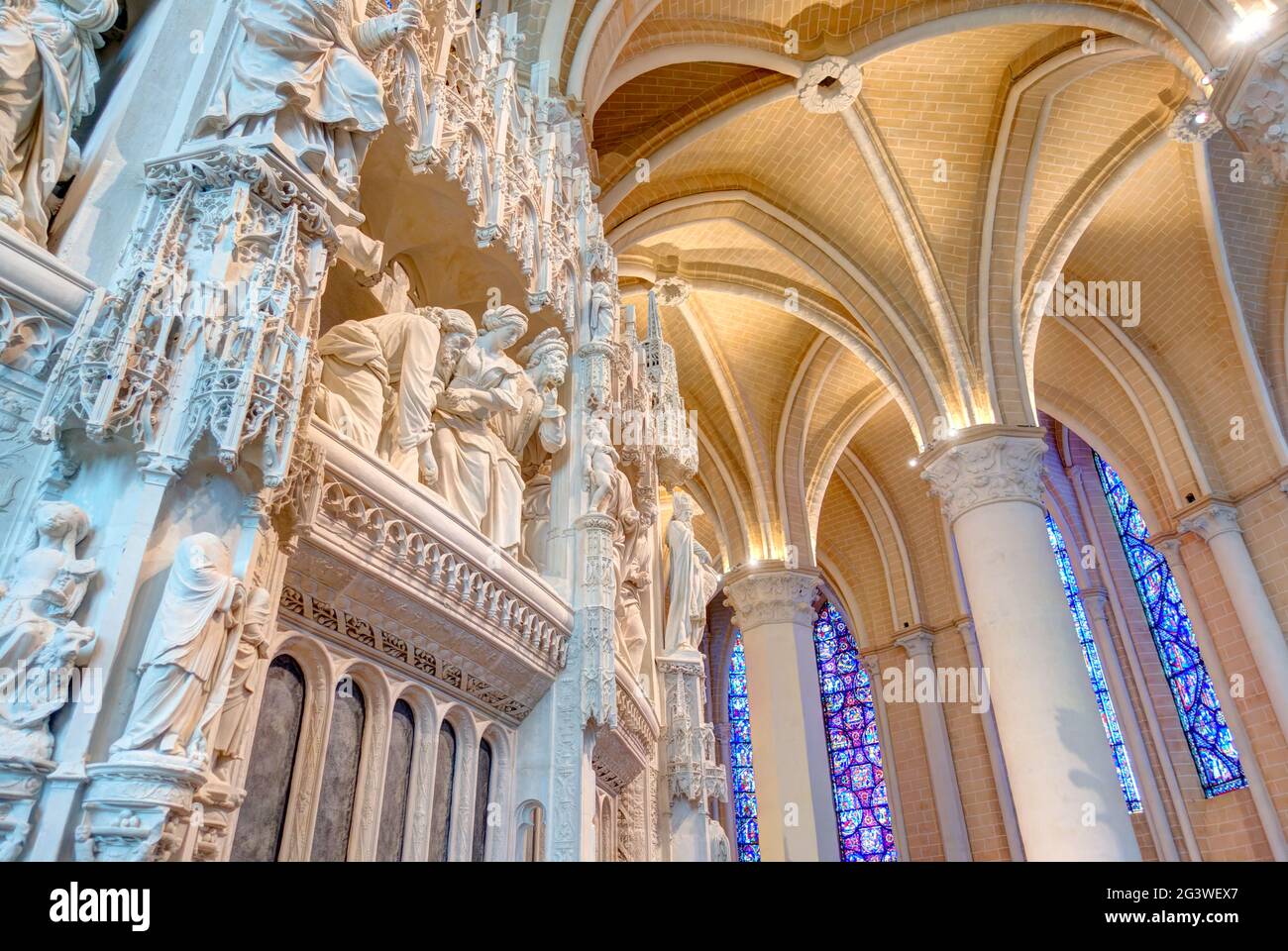 Chartres Cathedral, HDR Image Stock Photo - Alamy
