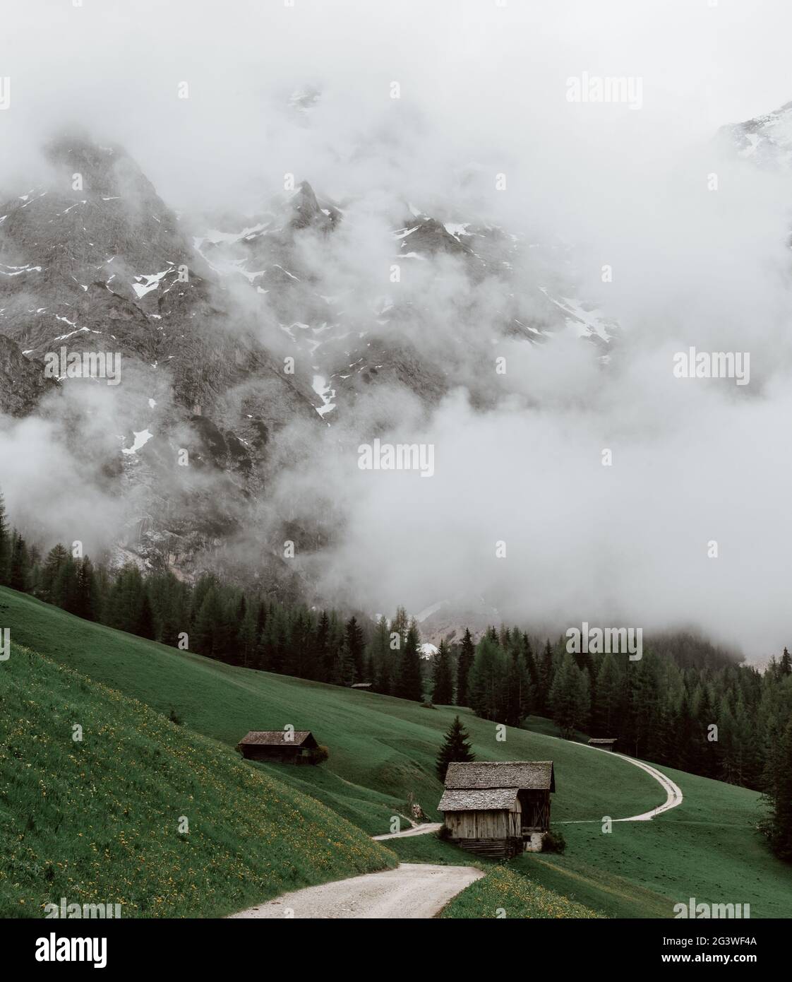 Mountains can feel the chillness of snow Stock Photo - Alamy