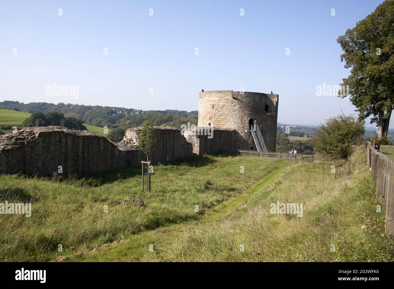 Hennef, Stadt Blankenberg, Blankenberg Castle, NRW, Rhineland, Germany ...