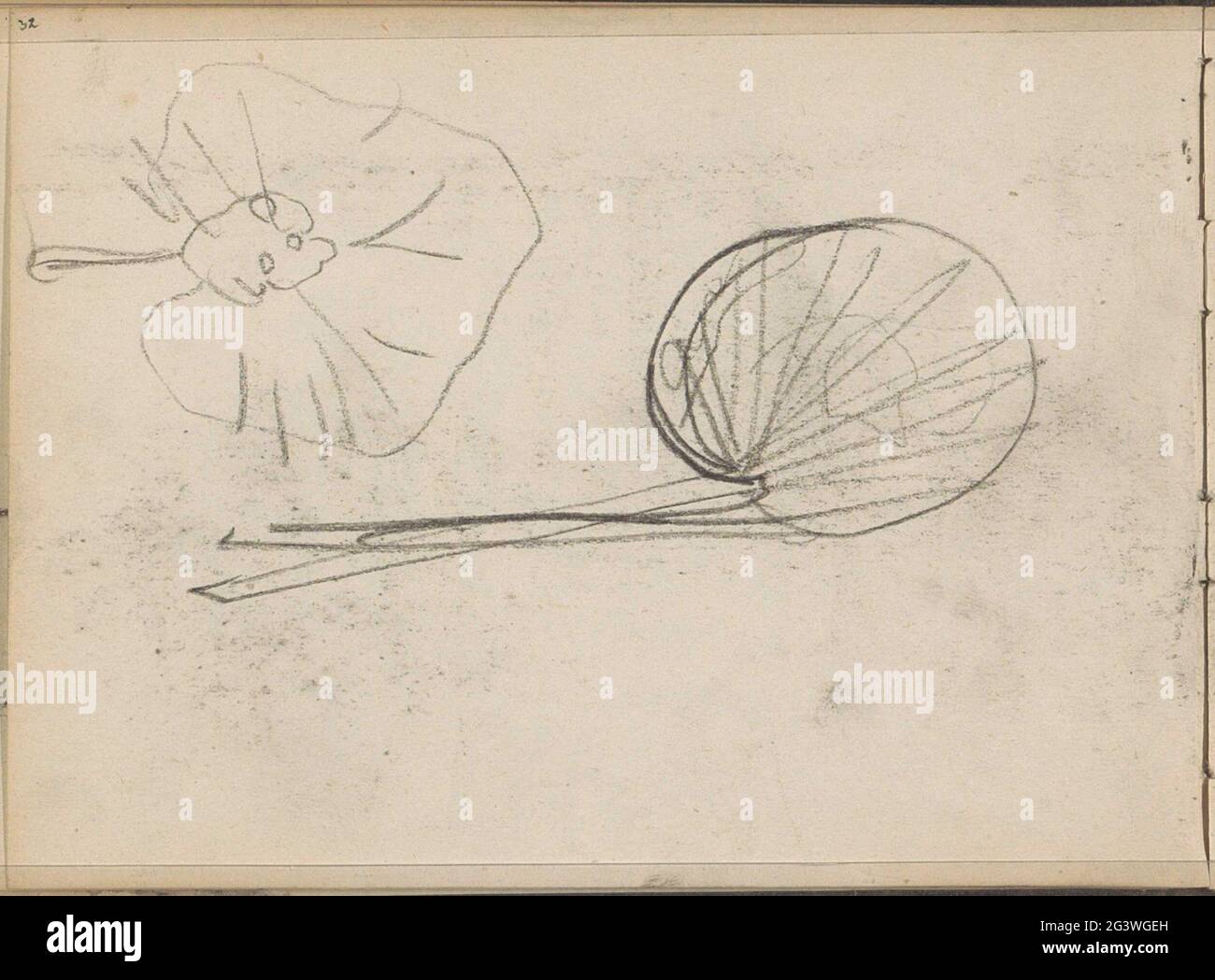 Studies. Page 32 From a sketchbook with 32 sheets Stock Photo - Alamy