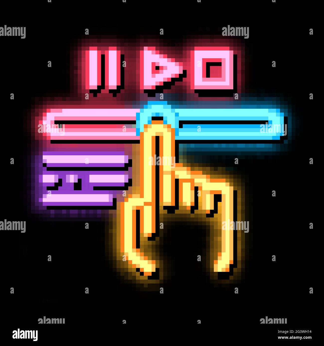 Retro rewind Stock Vector Images - Alamy