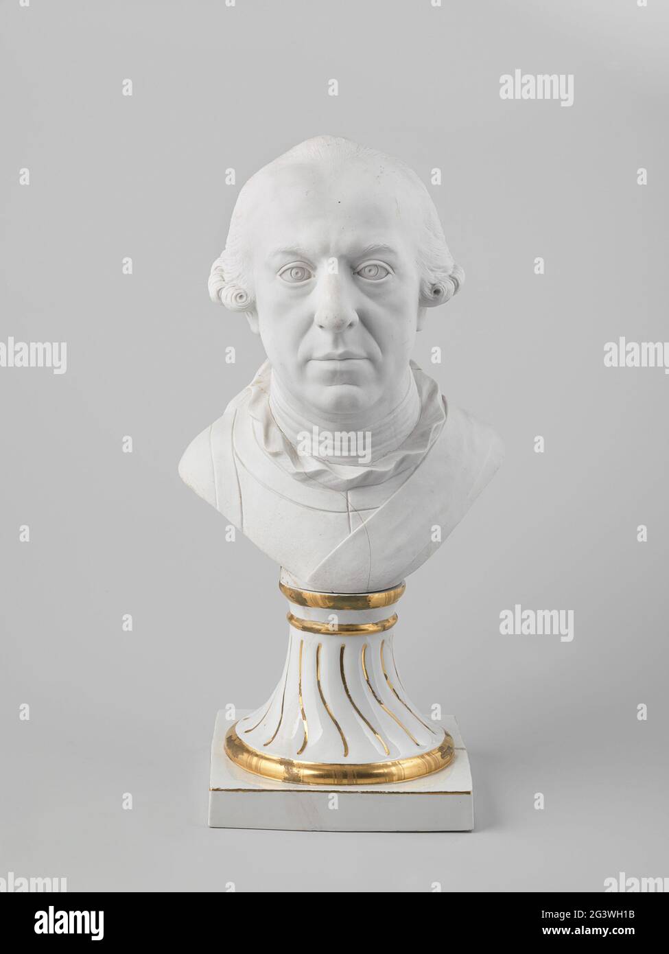 Skrel. Skrel with square feet. Narrowing up and decorated with golden ...