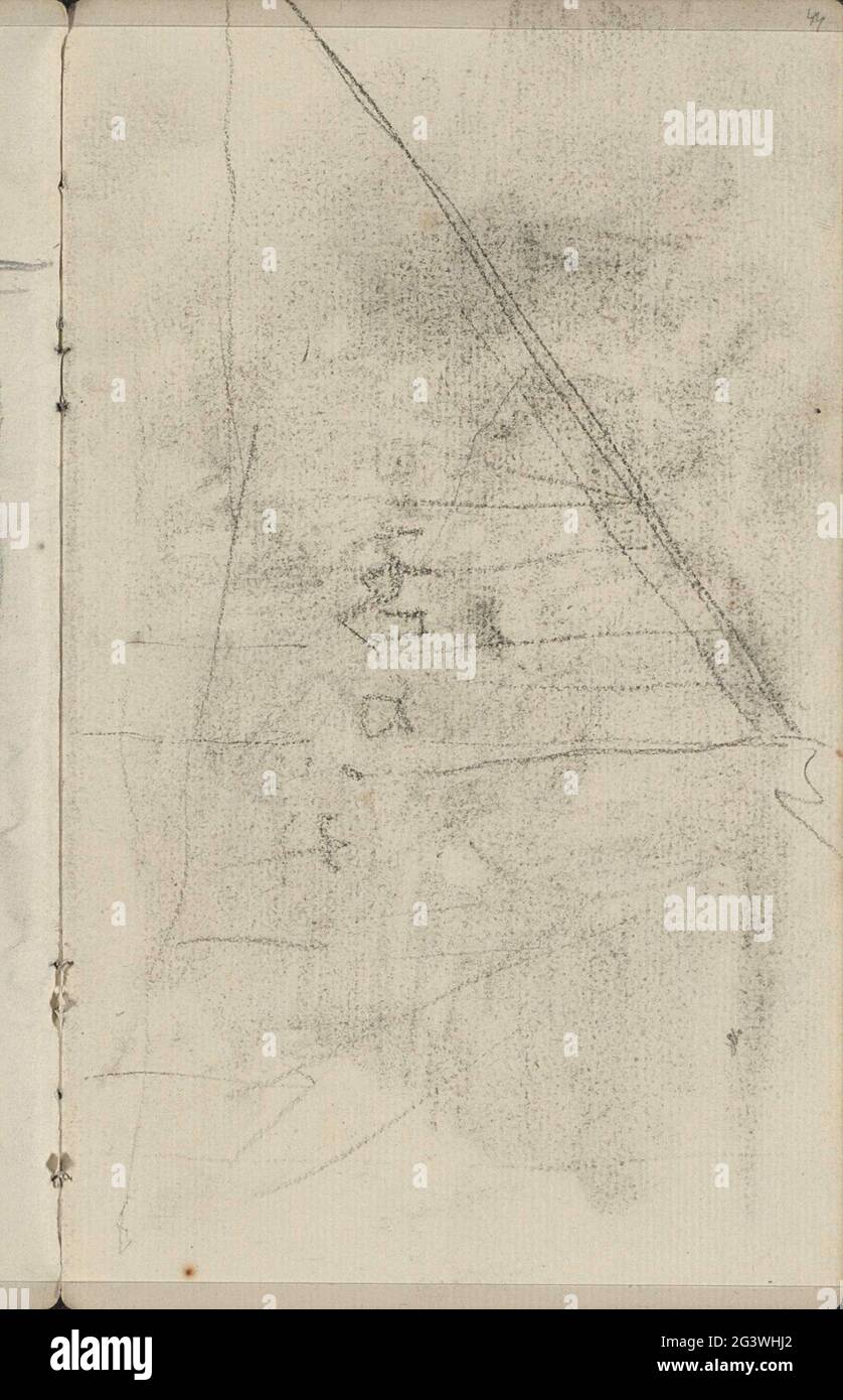 Study. Page 44 From a sketchbook with 27 sheets Stock Photo - Alamy