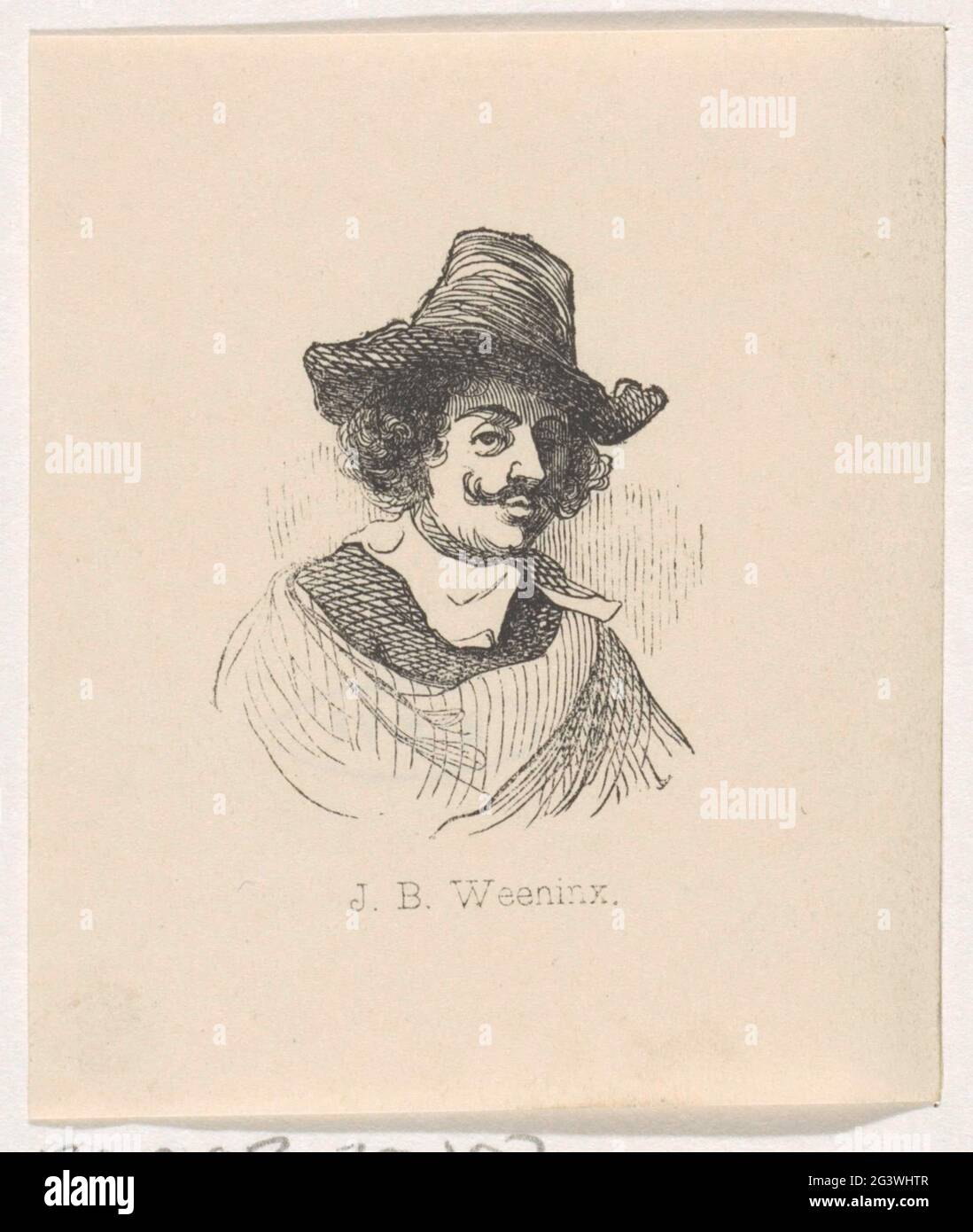Portrait of Jan Baptist Weenix. Portrait of Jan Baptist Weenix. In the ...