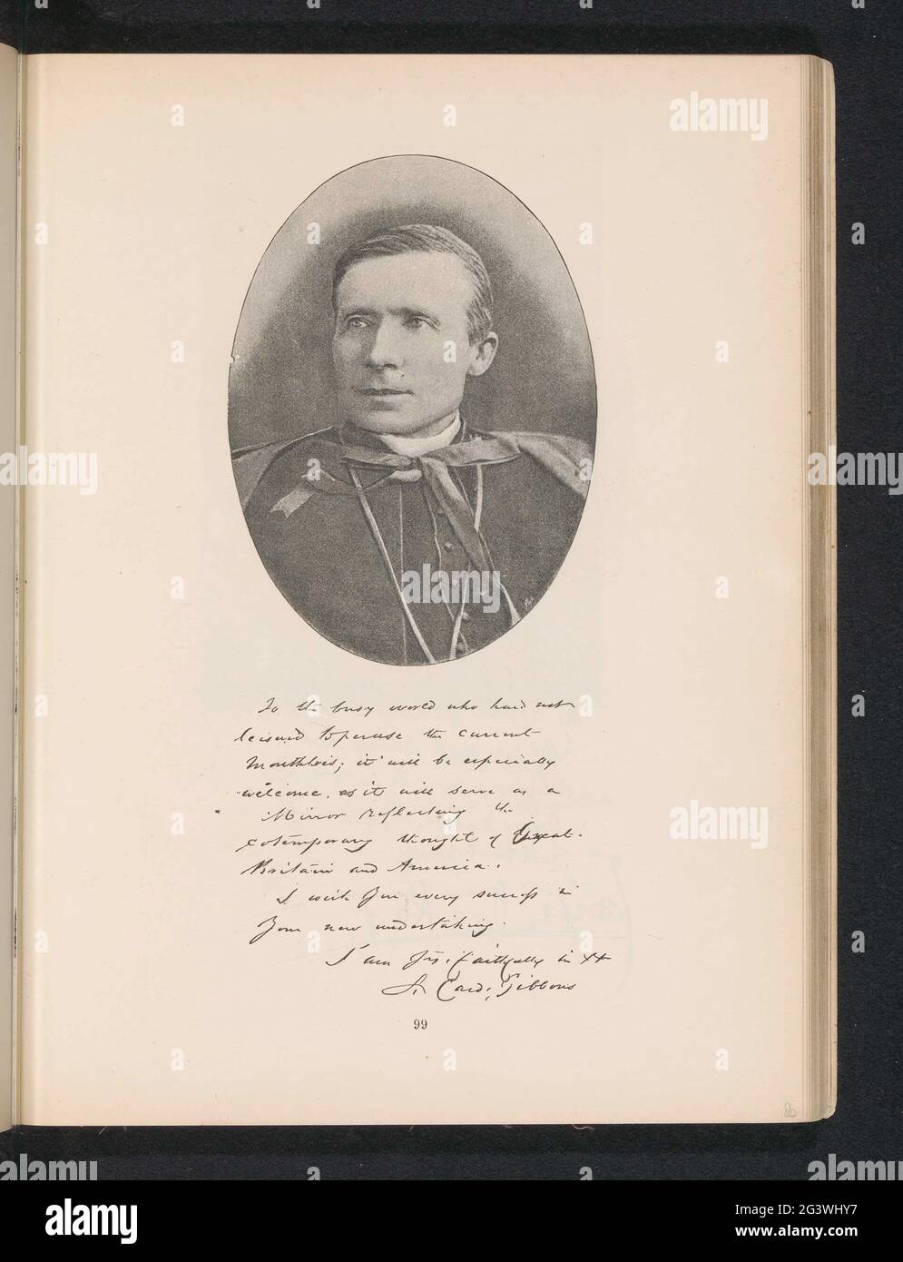 Portrait of James Gibbons Stock Photo - Alamy