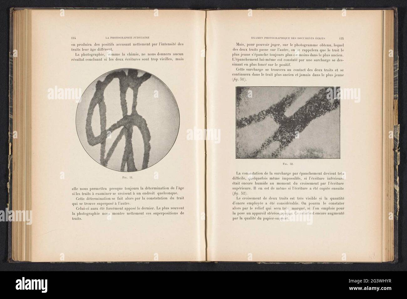 Magnification of written text Stock Photo - Alamy