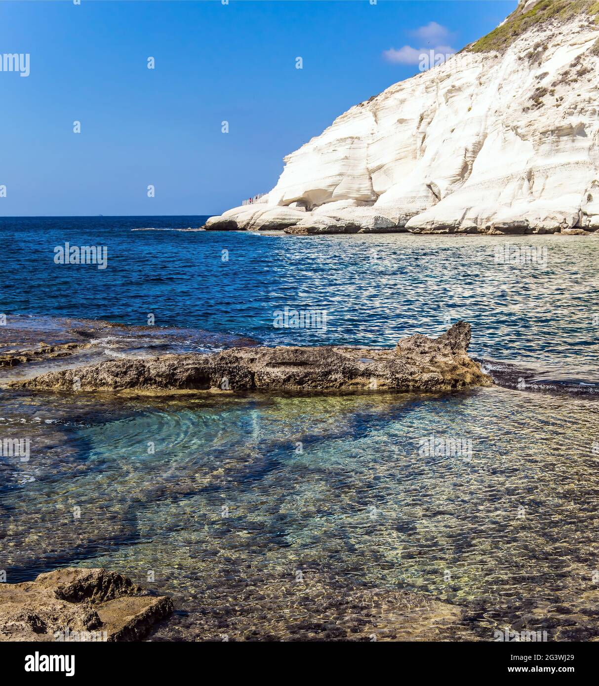 The mountain Rosh a Nikra in northern Israel Stock Photo - Alamy