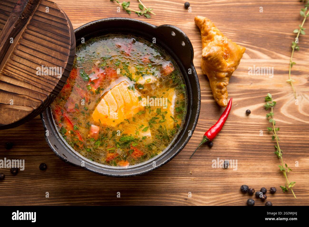 Hot fish soup hi-res stock photography and images - Alamy