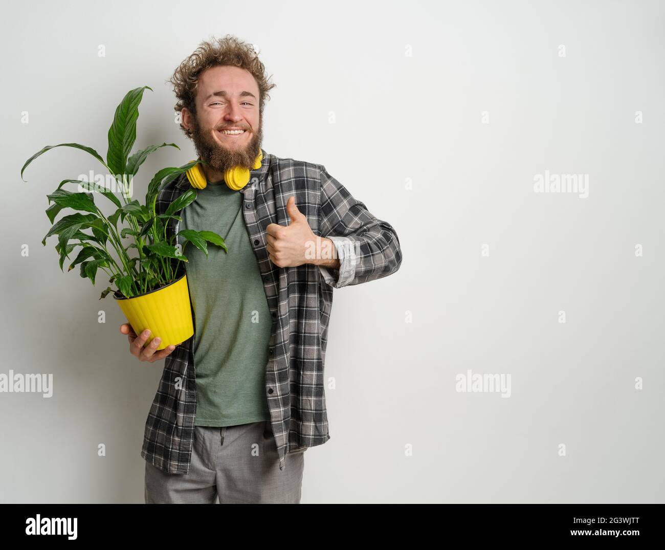 Man floral pot hi-res stock photography and images - Alamy