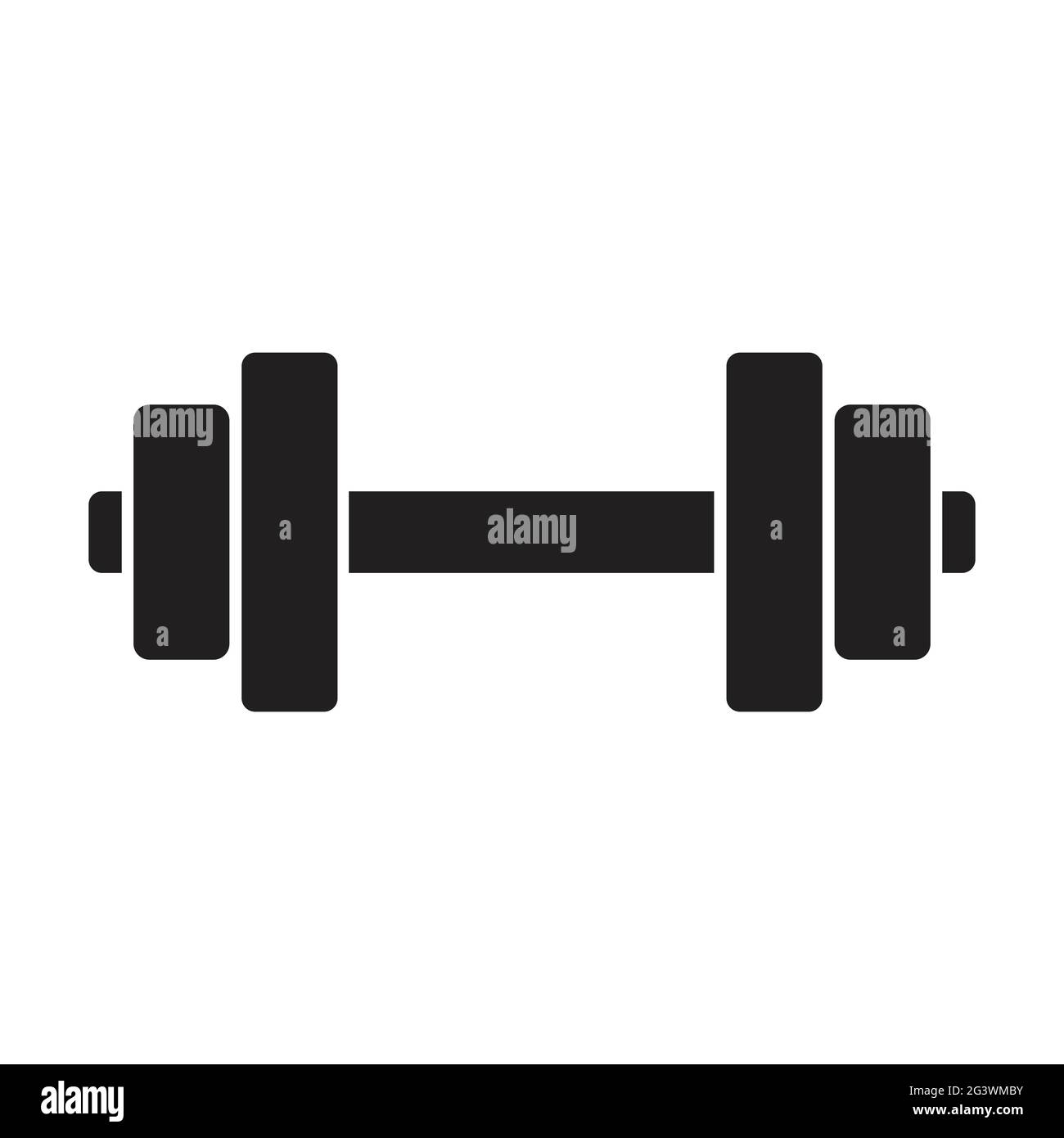 Dumbbell icon vector for graphic design, logo, web site, social media ...