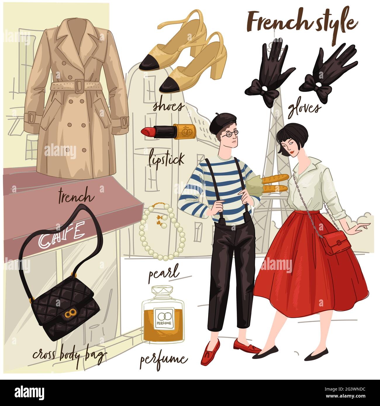 Male trench coat Stock Vector Images - Alamy