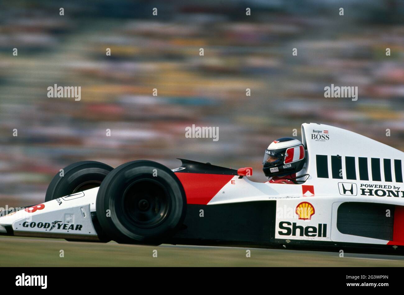 Gerhard Berger. 1990 German Grand Prix Stock Photo - Alamy